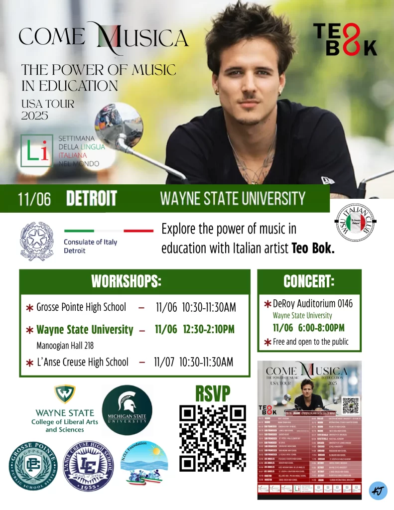 Teo Bok 2025 Tour - Power of Music - N.O.I. Foundation (Nuovi Orizzonti ...